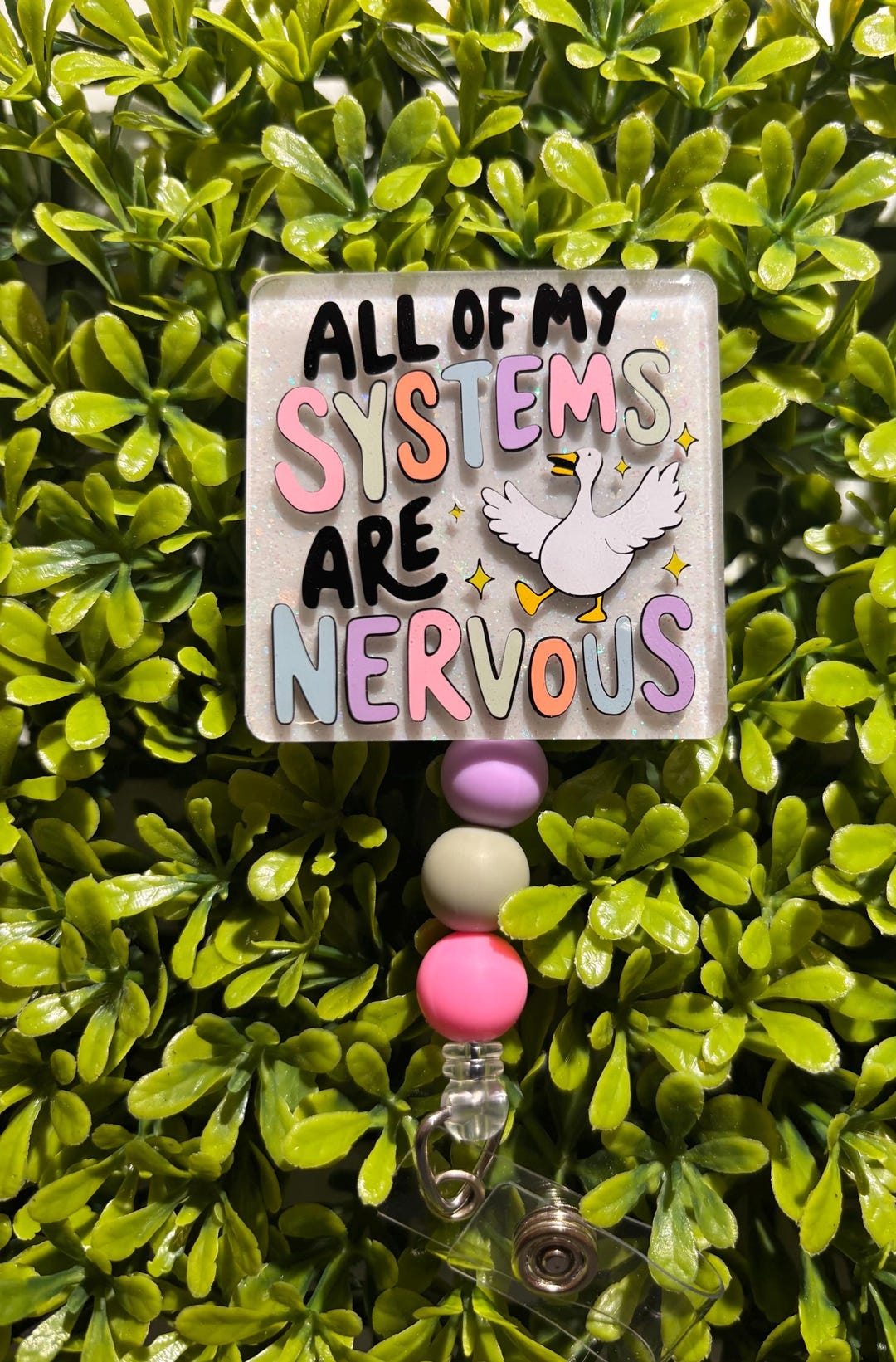 All My Systems Are Nervous Badge Reel|nurse Badge Reel|teacher Badge ...