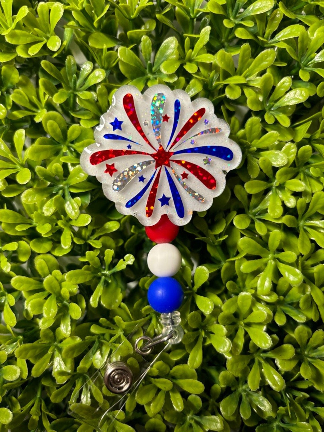Firework Badge Reel|fourth of July Badge Reel|memorial Day Badge Reel ...