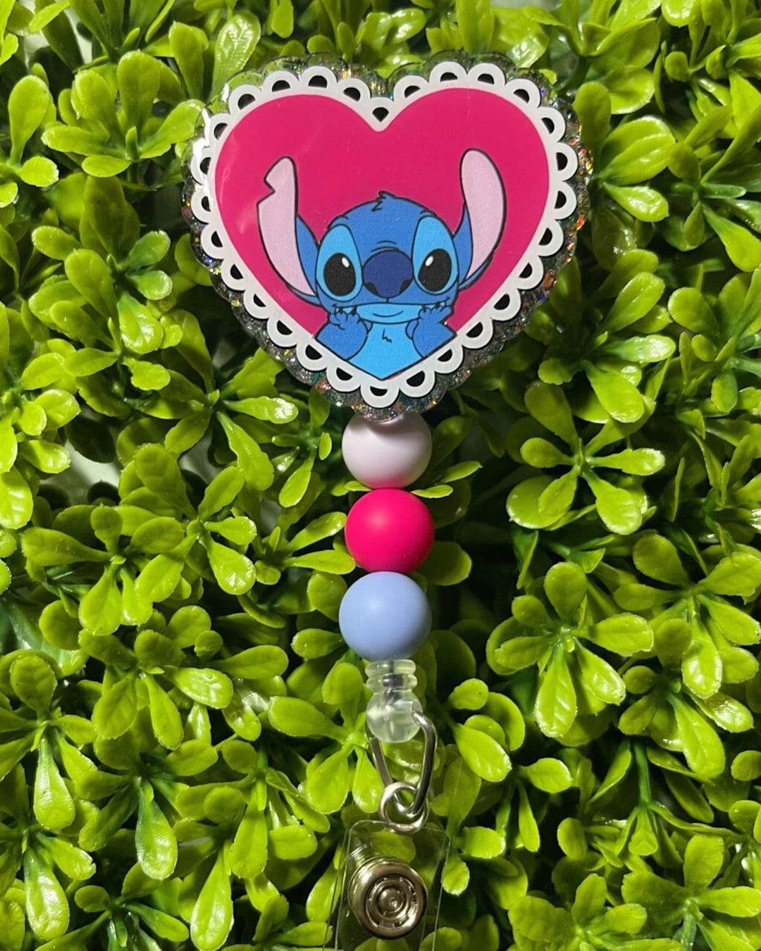 Stitch Badge Reel|valentine's Day Badge Reel|nurse Badge Reel|teacher ...