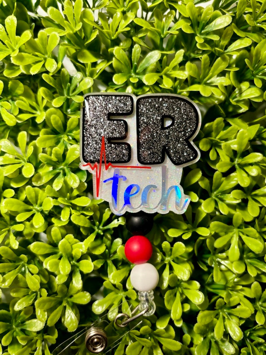 ER Tech Badge Reel Emergency Room Tech, Tech Gift - Etsy