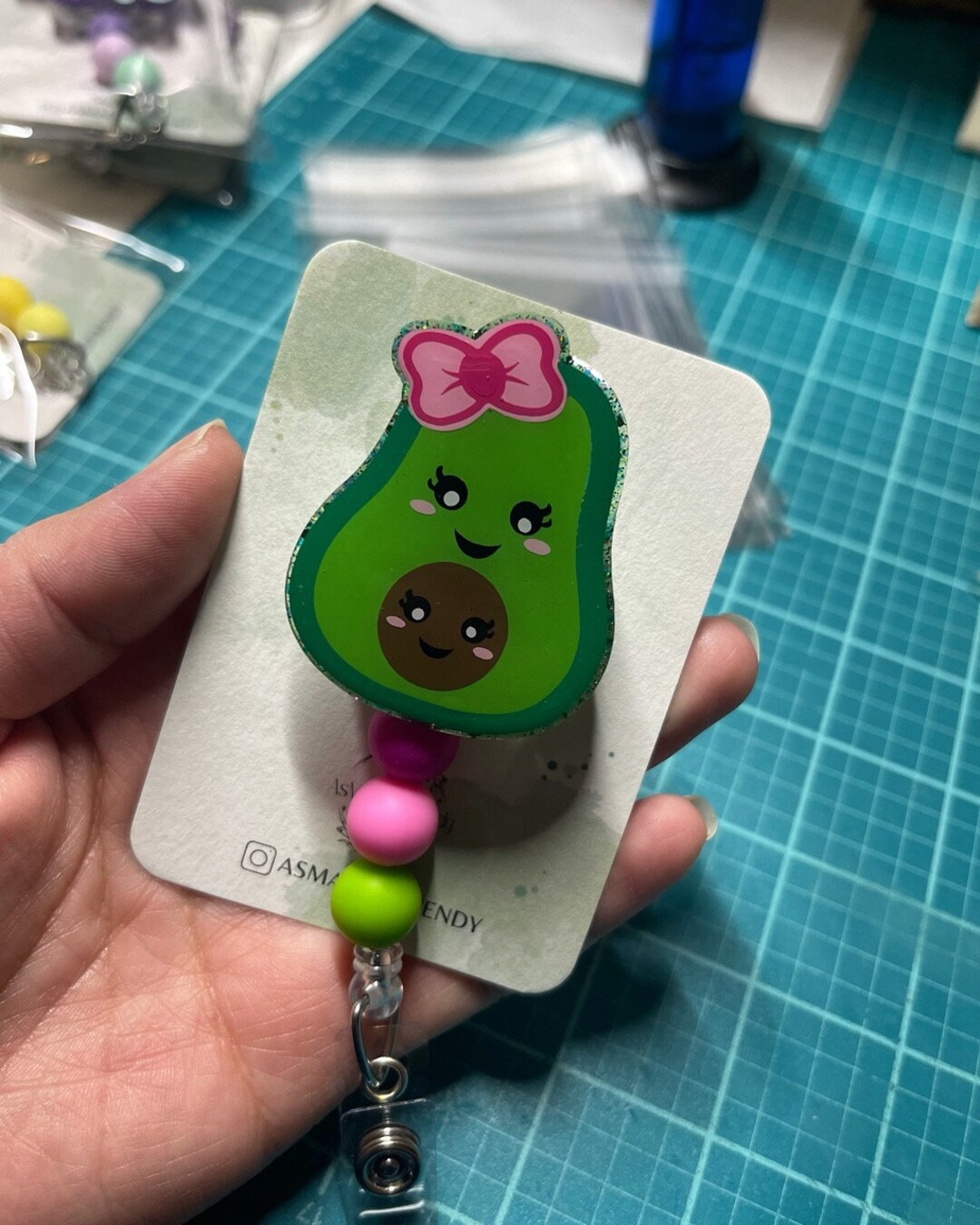 Mom-acado Badge Reel|mother Baby Badge Reel|nicu Badge Reel|postpartum ...