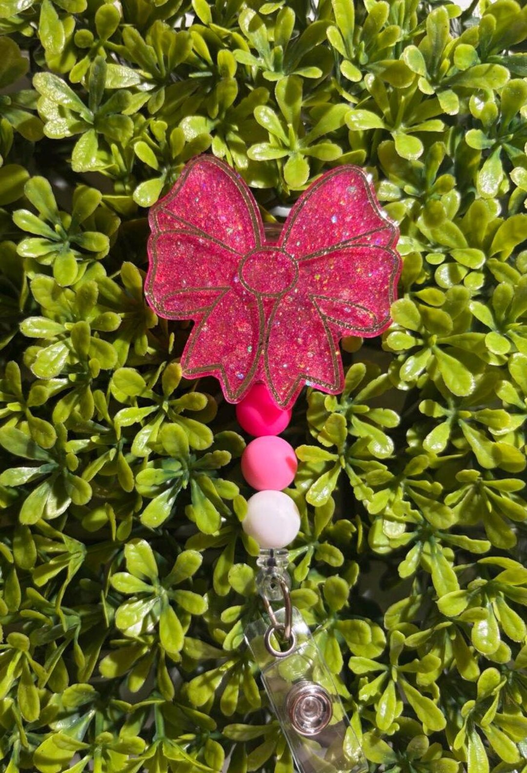 Coquette Bow Badge Reel|cute Badge Reel|nurse Badge Reel|teacher Badge ...