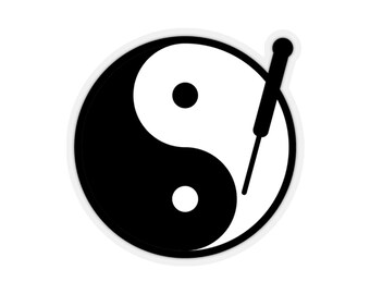 Chinese Acupuncture Sticker - Etsy
