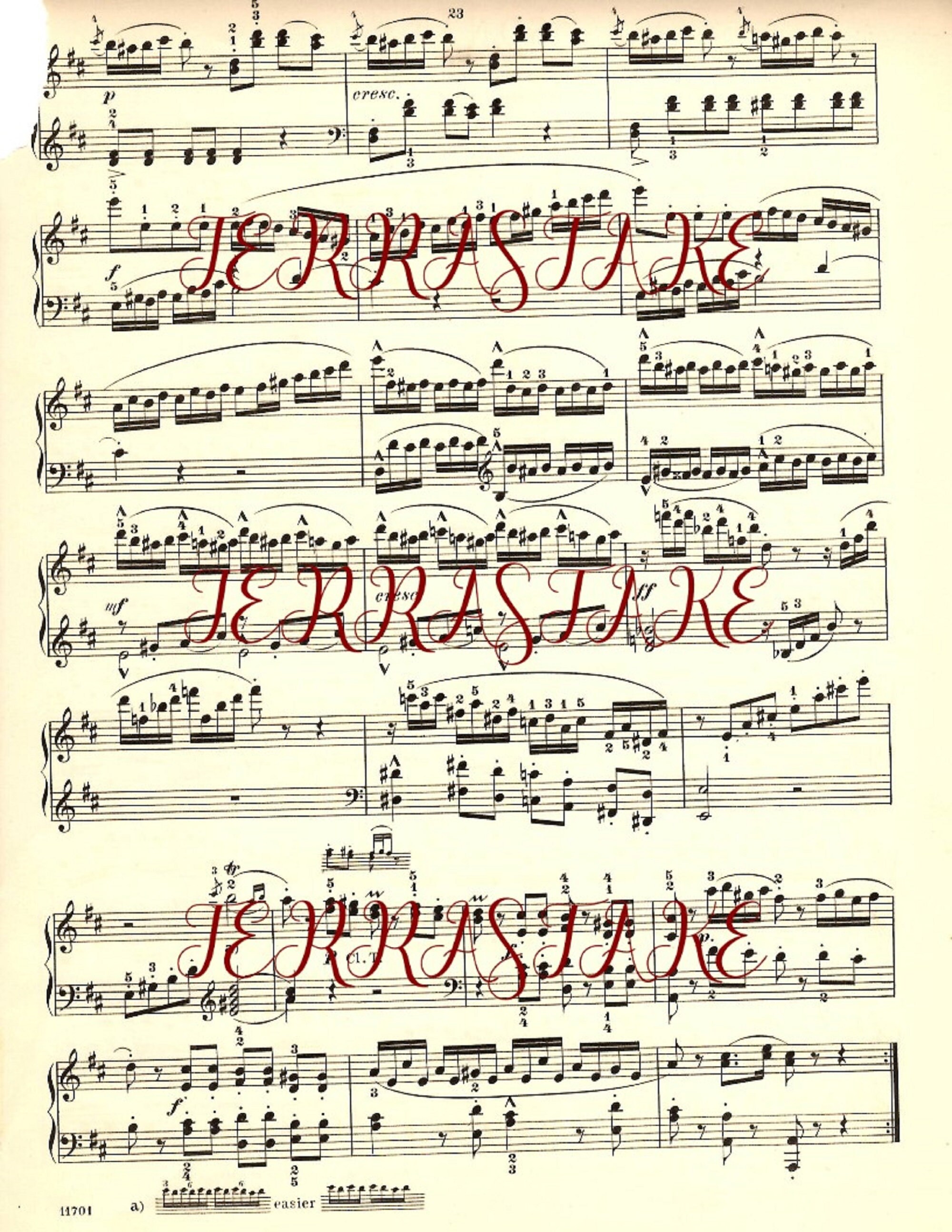 1895 Vintage Music Sheets Schirmer's Digital Prints, Background Pages ...