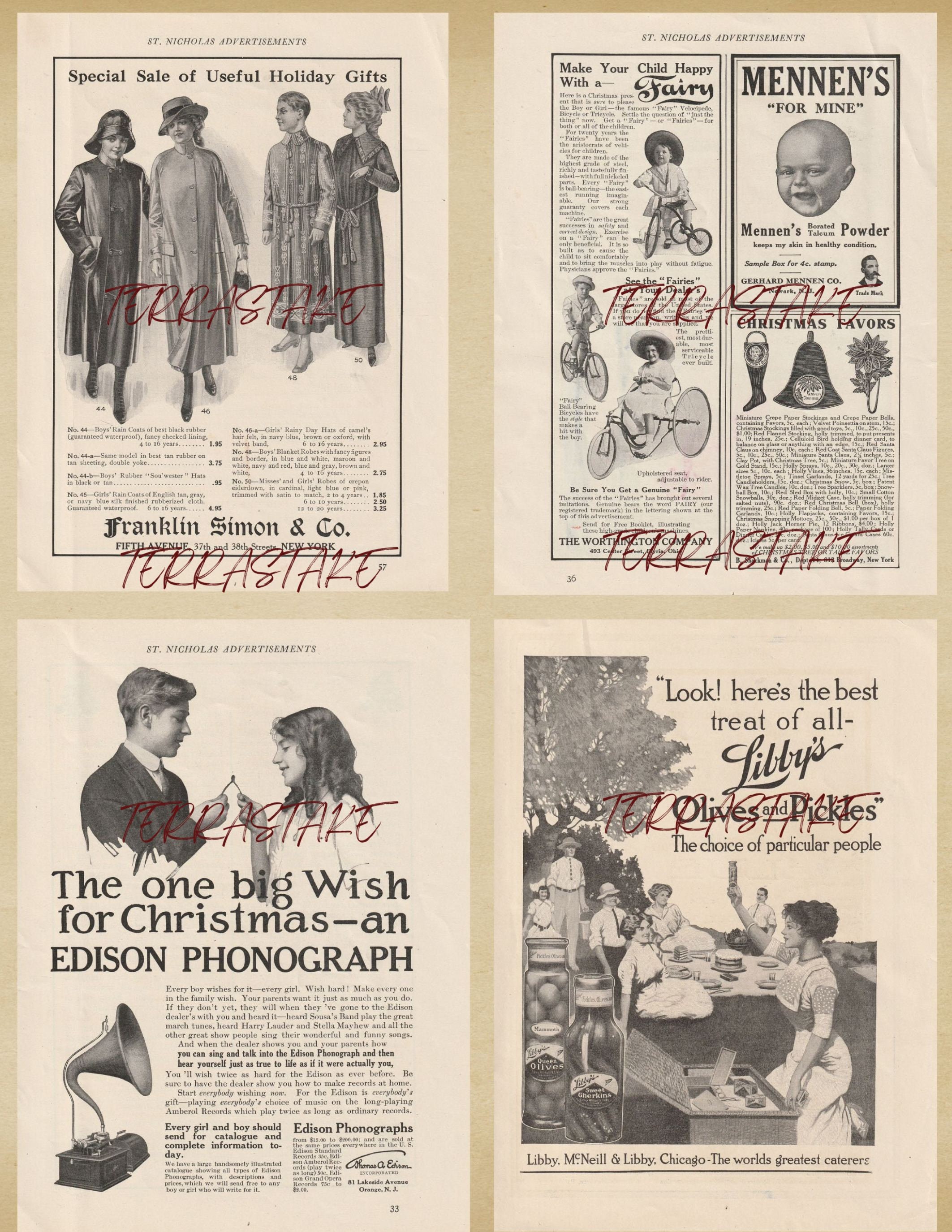 Antique Magazine Adverts & Personal Ads Digital Kit 22 Pages - Etsy
