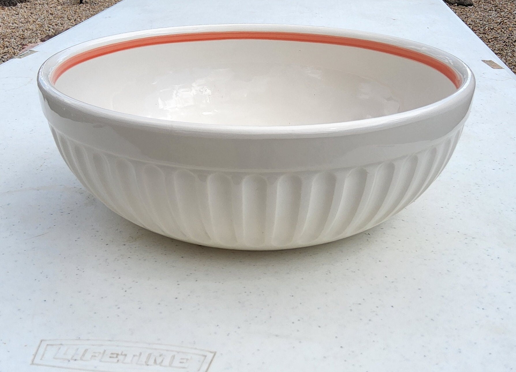 Vintage 1994 EXCL Italy for Himark Large 10 Dia. Pasta Italia Serving ...