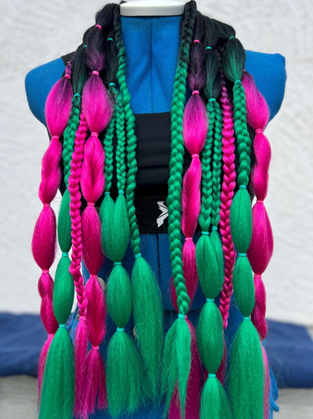 Watermelon - Tie-in Braid Extensions - Etsy