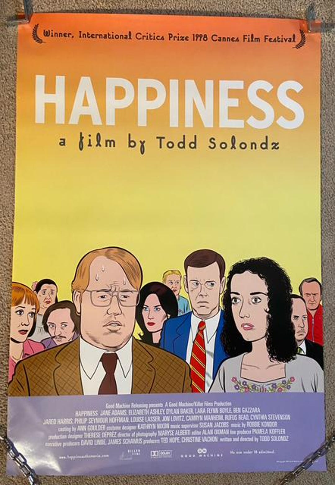 1998 HAPPINESS Original Theatrical Movie Poster - Daniel Clowes Art - Etsy