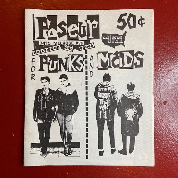 Vintage 1980's Poseur Punk Rock New Wave Mod Catalog - Etsy