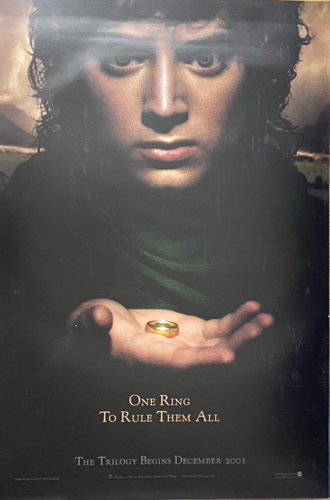 Original 2001 Lord of the Rings 'FELLOWSHIP of the RING' Advance Movie ...