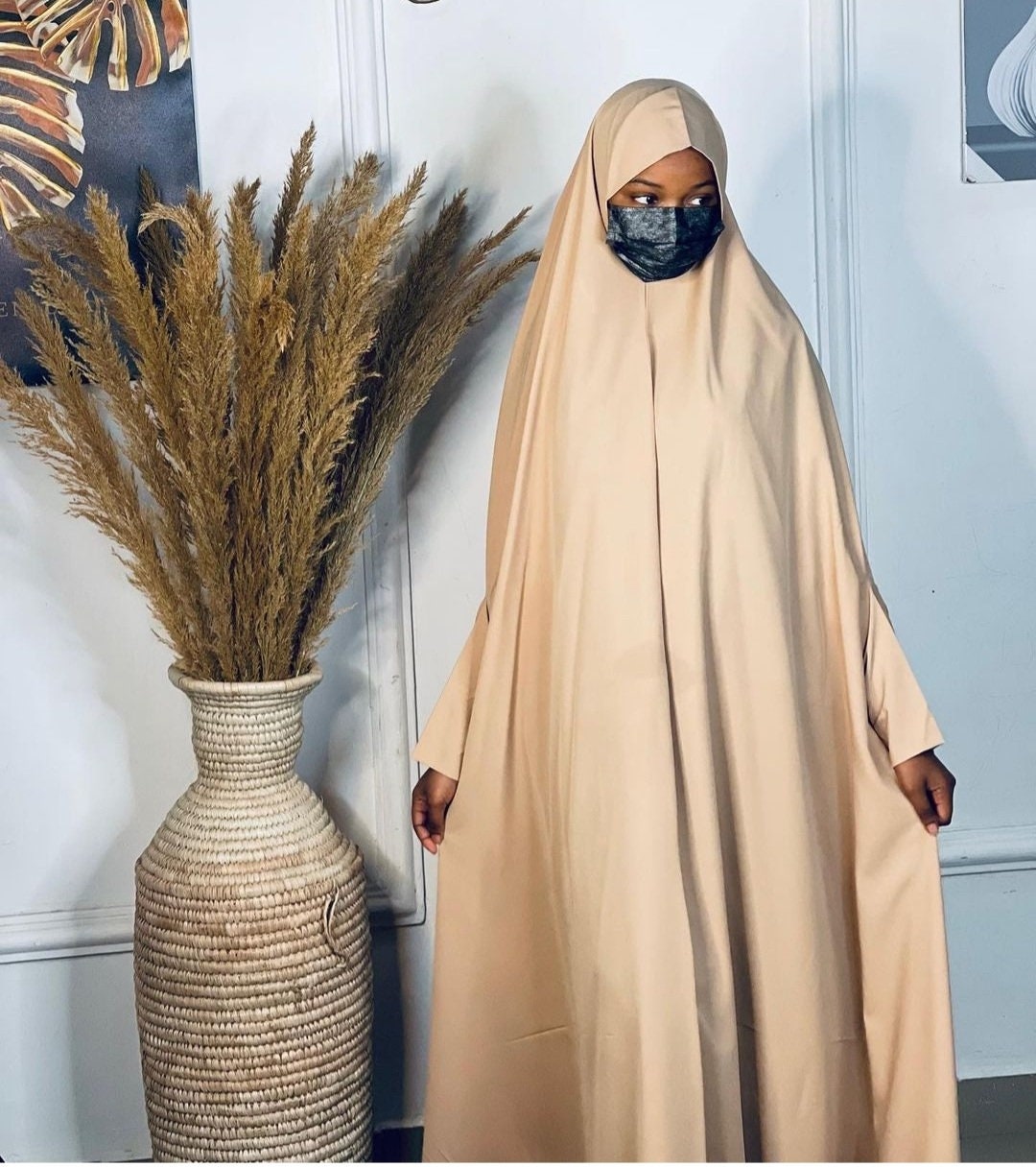 Full Hijab/prayer Hijab. Length is 60 and 56 Inches. - Etsy UK