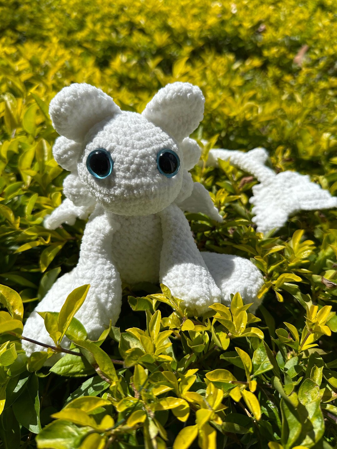 Handmade Crochet Light Fury Plush – HTTYD Inspired Amigurumi - Etsy