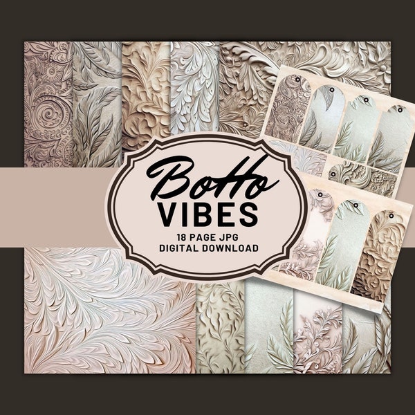 Bohemian Decoupage Paper - Etsy