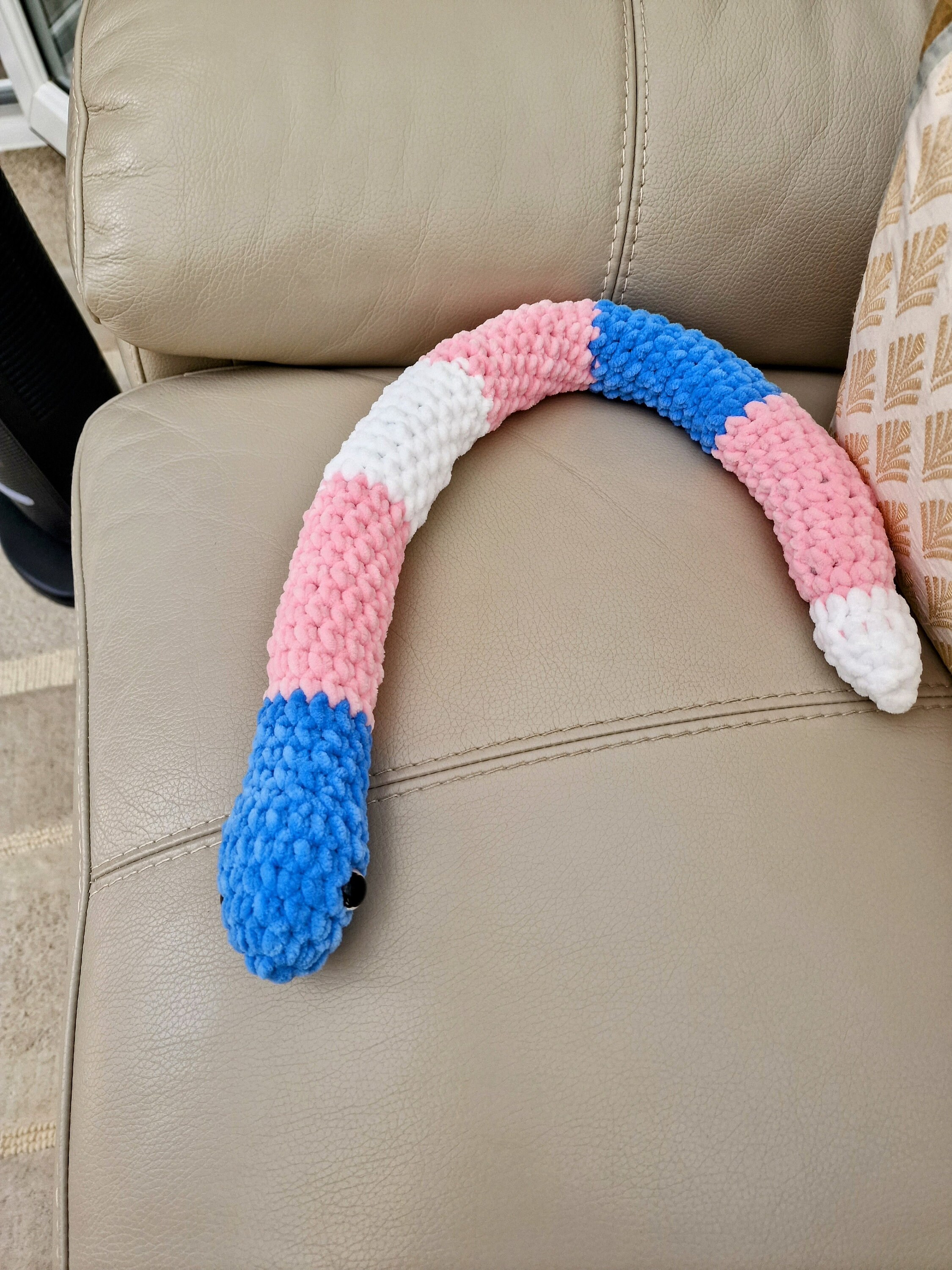 Trans Pride Flag, Amigurumi Snake, Pride Snake, LGBTQ Plushie, Best ...