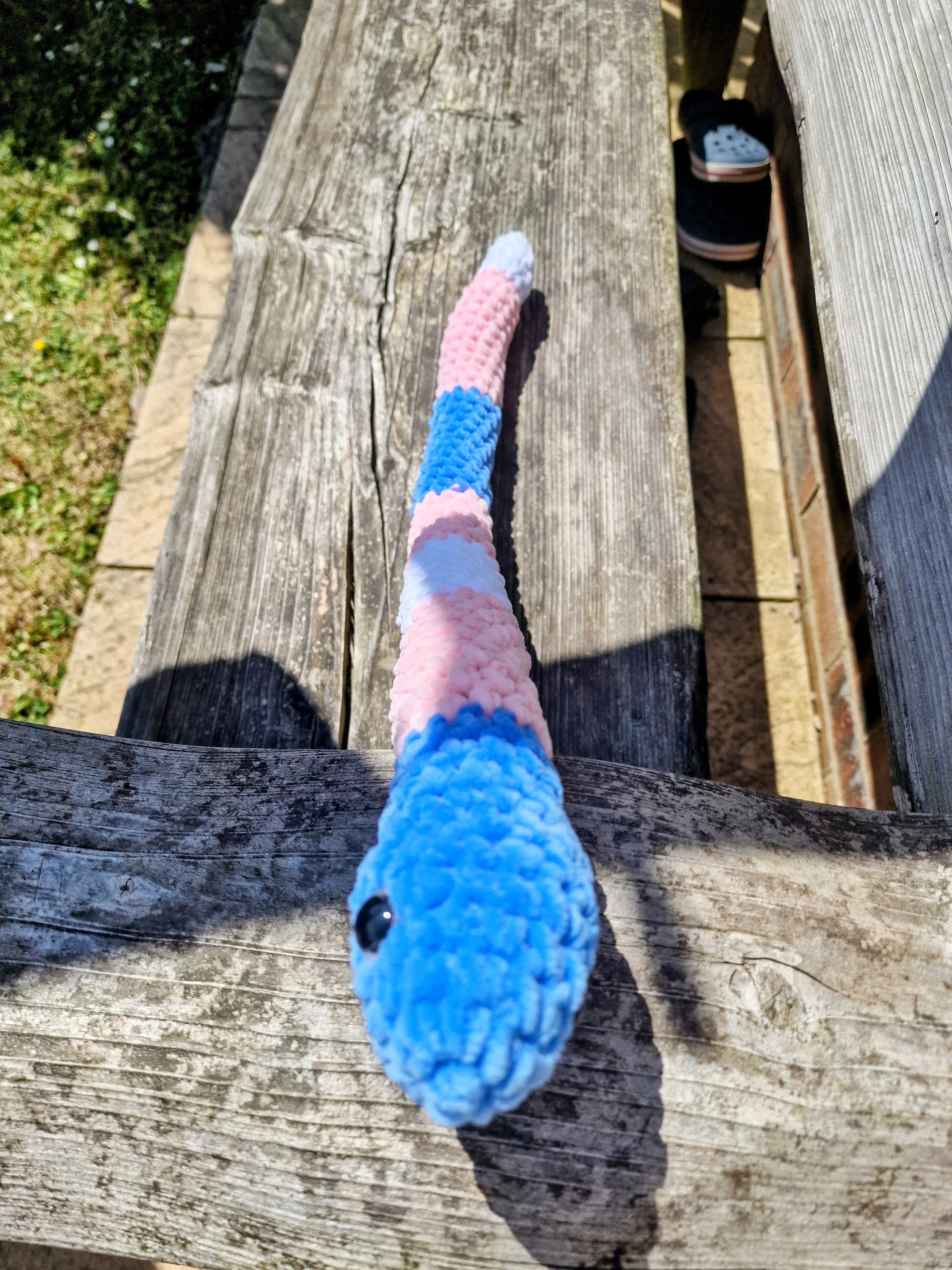 Trans Pride Flag, Amigurumi Snake, Pride Snake, LGBTQ Plushie, Best ...