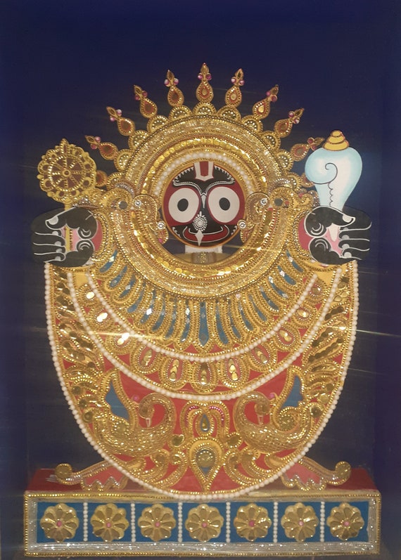 Finely Crafted Jagannatha Statue II Wall Decoration II | Etsy