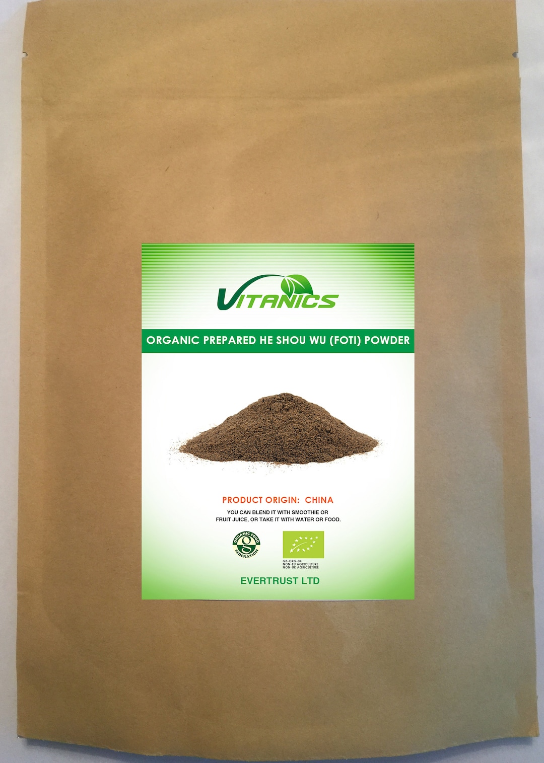 Organic Prepared He Shou Wu (foti) Root Powder - Etsy