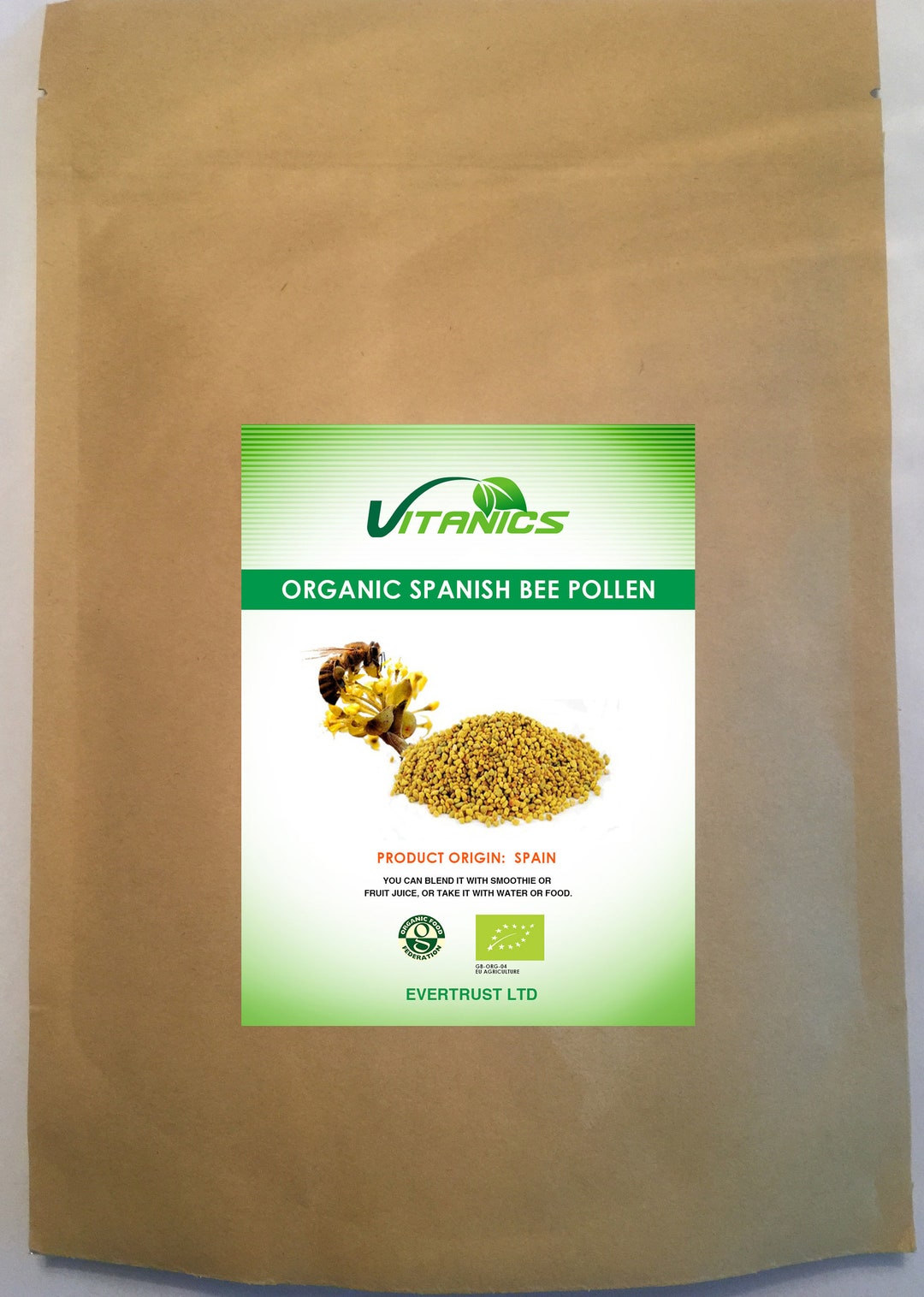 Certified Organic Spanish Bee Pollen - Etsy