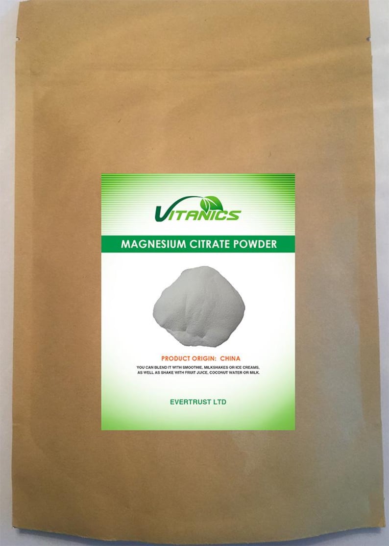 Magnesium Citrate Powder - Etsy