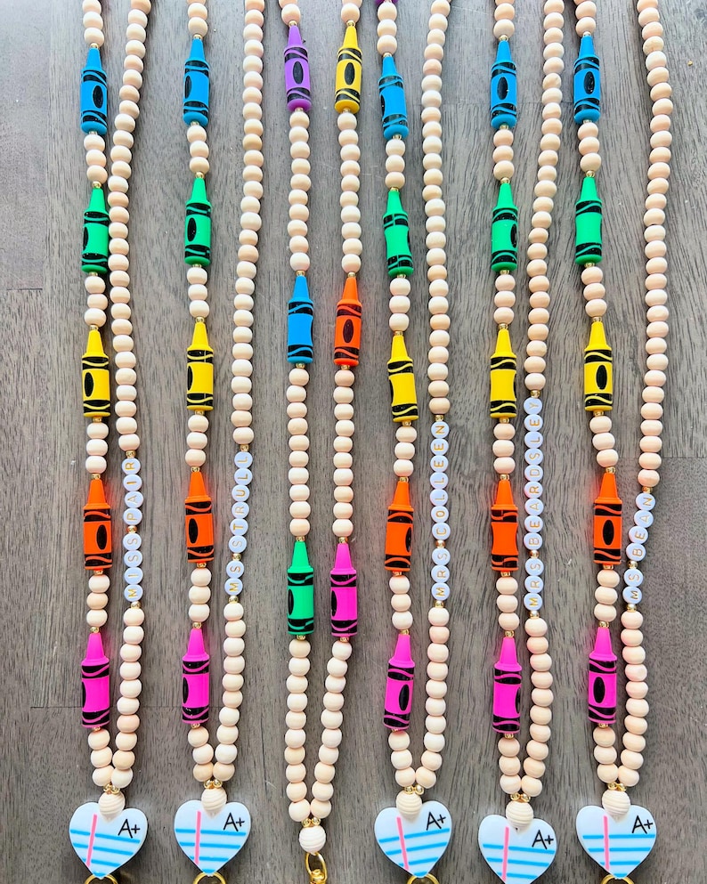 Artistic Teacher Crayon Lanyard| • Art Teacher, Elementary Teacher ...