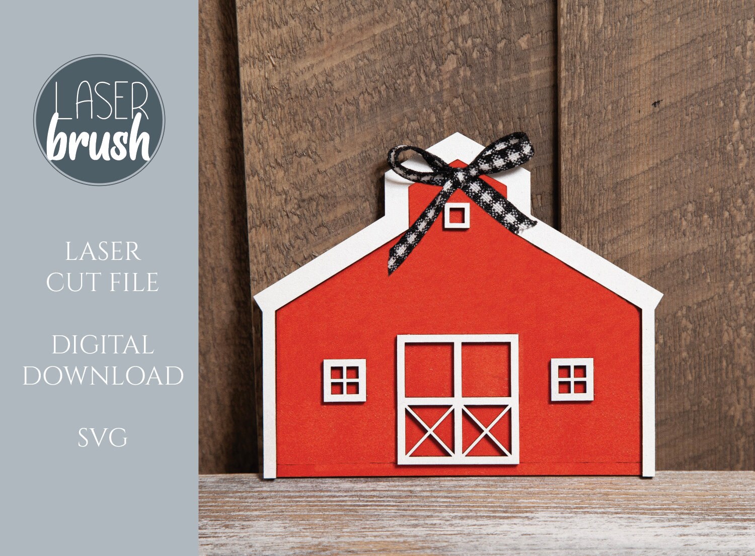 Barn SVG Barn Shelf Sitter Farmhouse Shelf Decor Small | Etsy