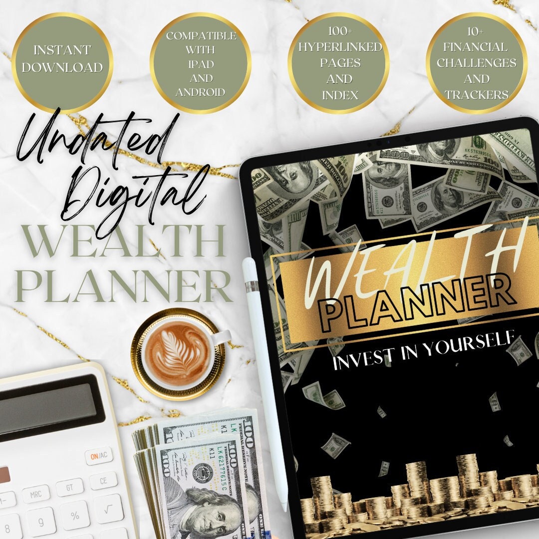 Wealth Planner Finance Planner Budget Planner Finance - Etsy