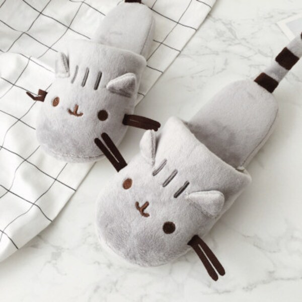 Cat Slippers - Etsy