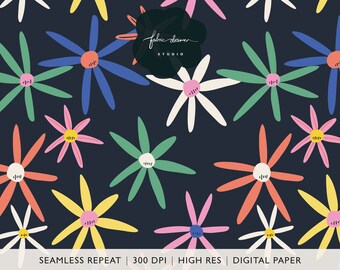 Wallpaper Design Seamless Pattern Tile Design Repeat Pattern Instant ...