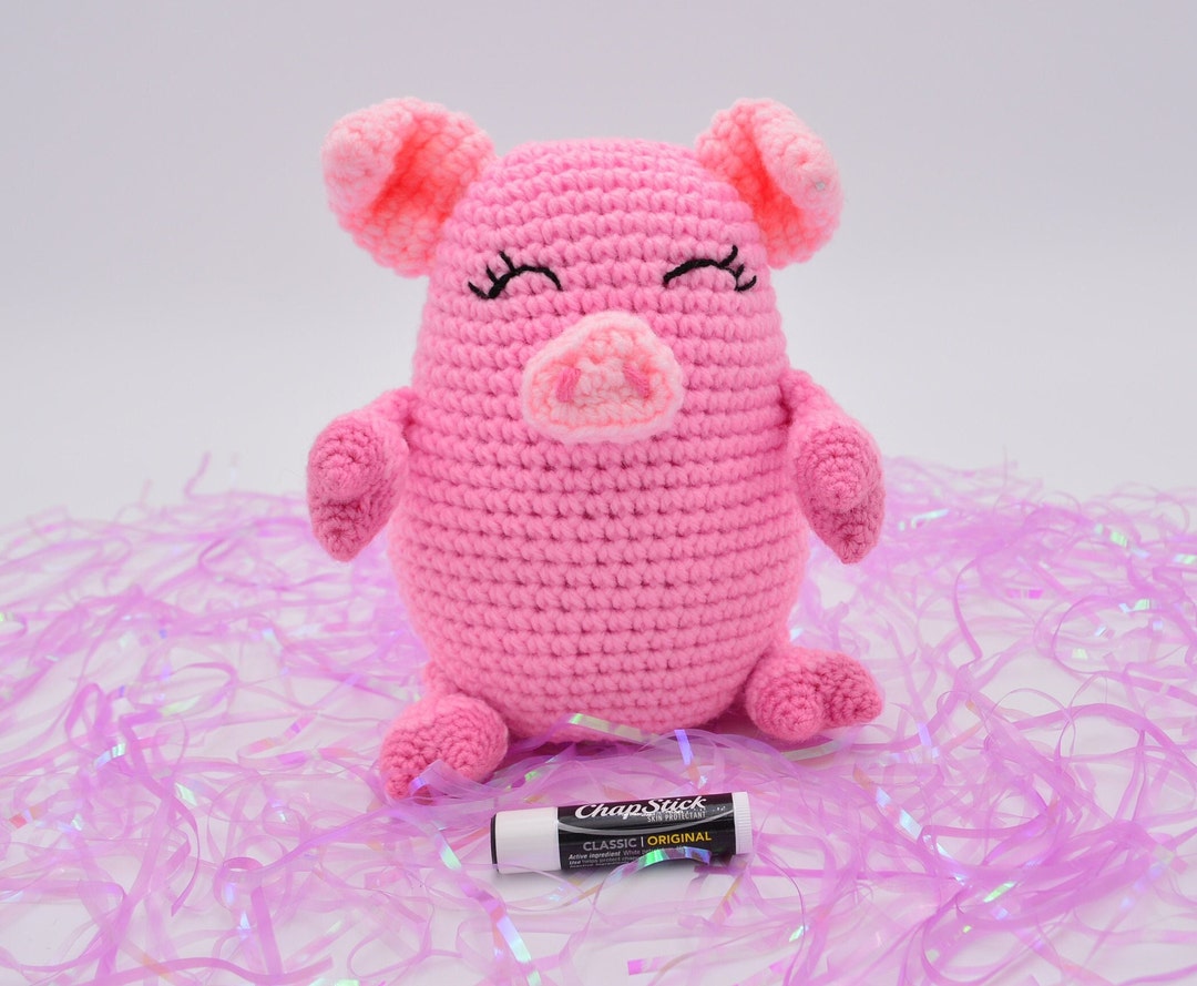 Pink Pig With Bendable/adjustable Ears and a Butt, Stuffed Plush ...