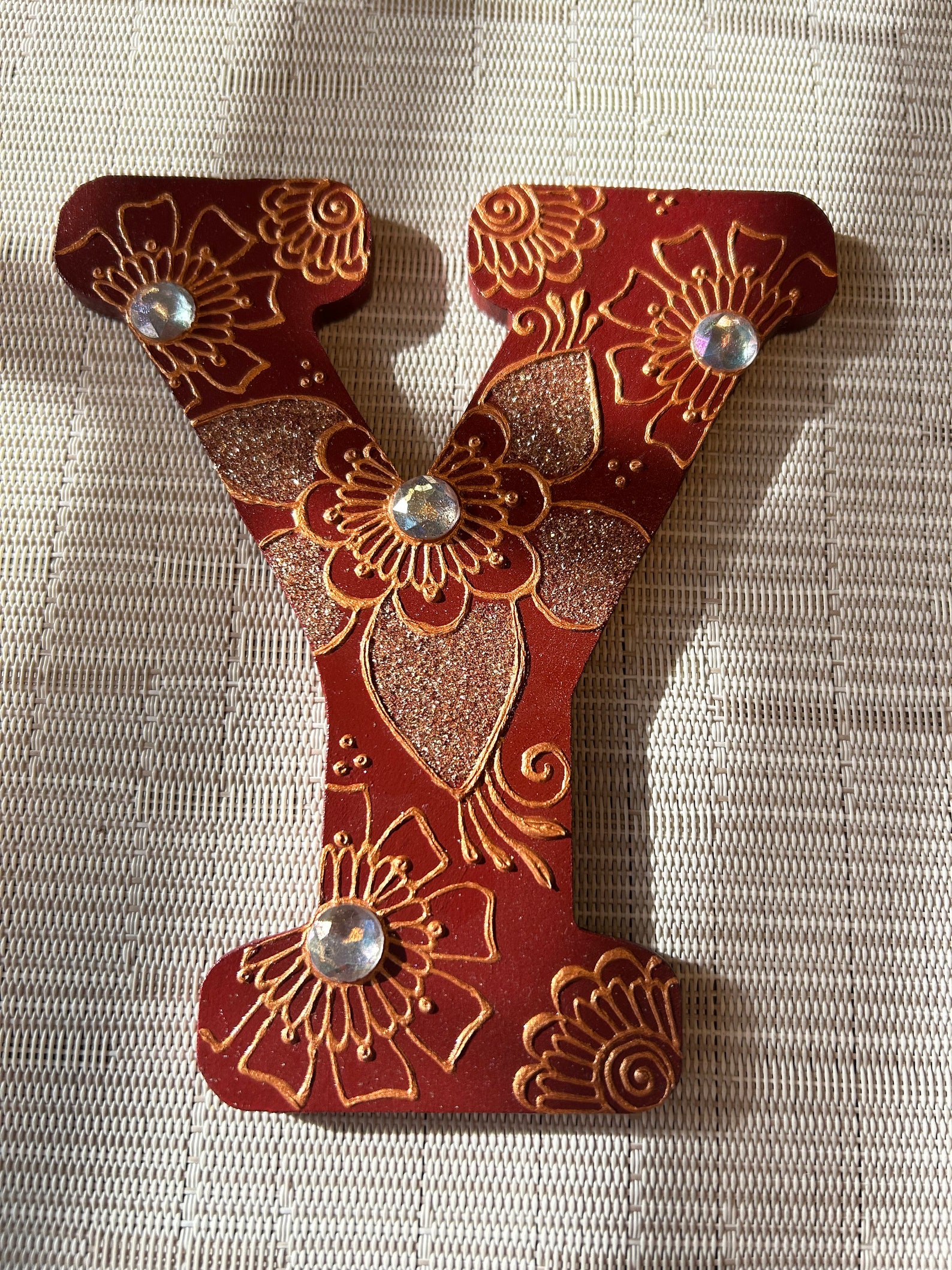 Custom Henna Mini Letter, Handmade, Custom, Decor, Freehand, Custom ...