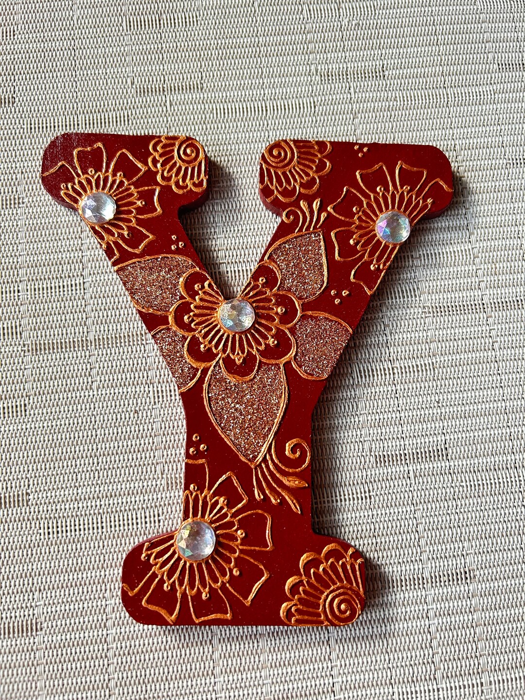 Custom Henna Mini Letter, Handmade, Custom, Decor, Freehand, Custom ...