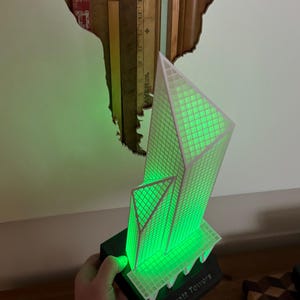 Custom Illuminated Model of Building With Remote! Personalized Model of ...