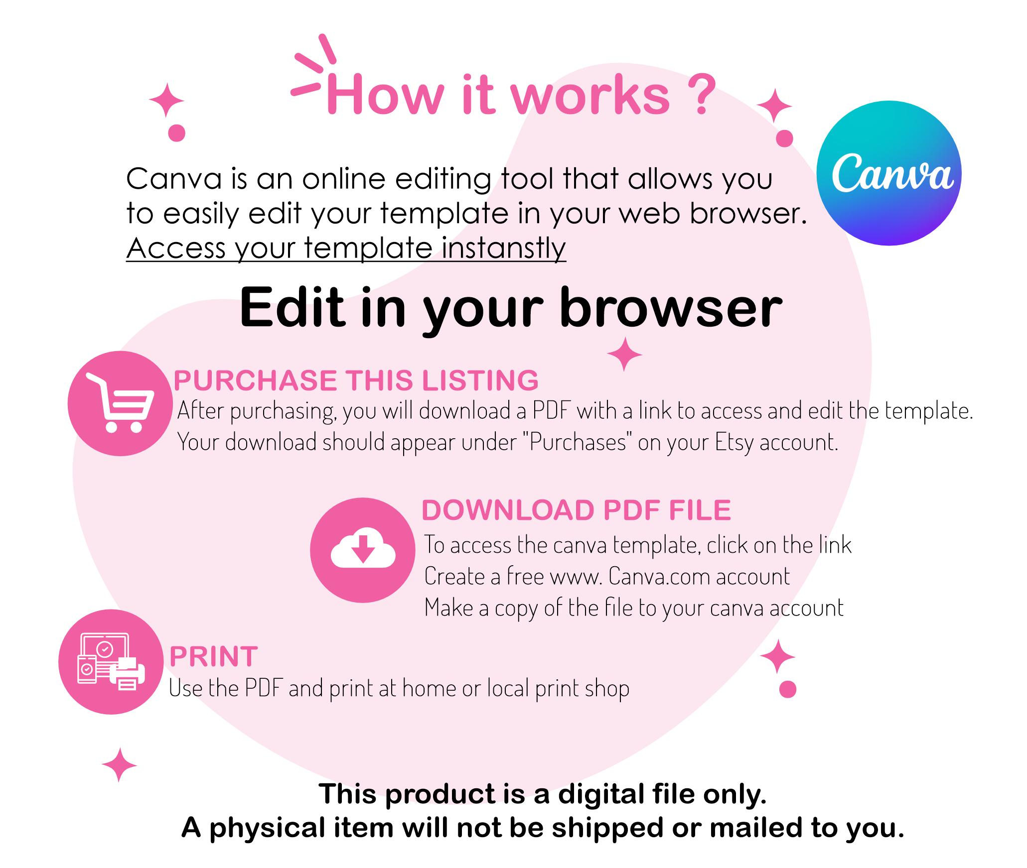 Kawaii Placemat Activity Coloring Page Birthday Decor Game Party ...