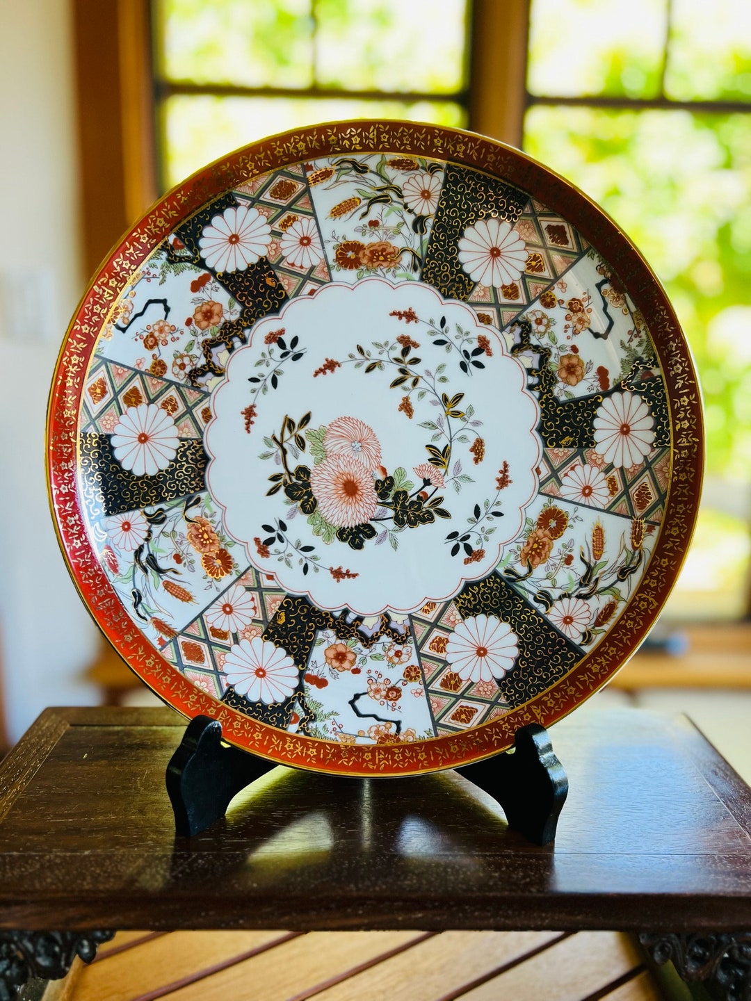 12.5inch Vintage Japanese Plate - Etsy