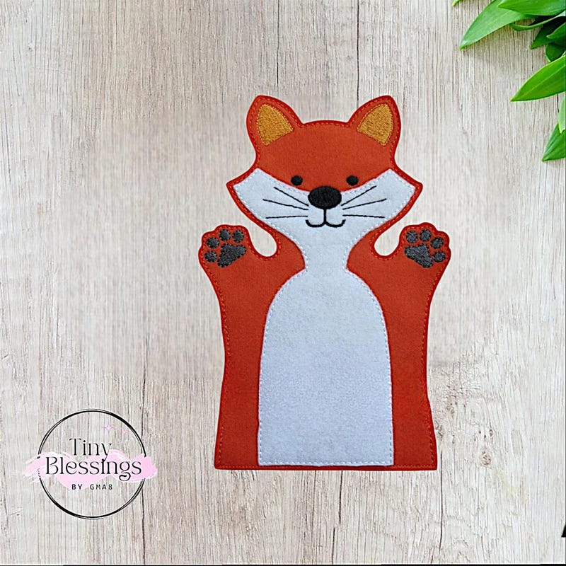 Fox Finger Puppet - Etsy