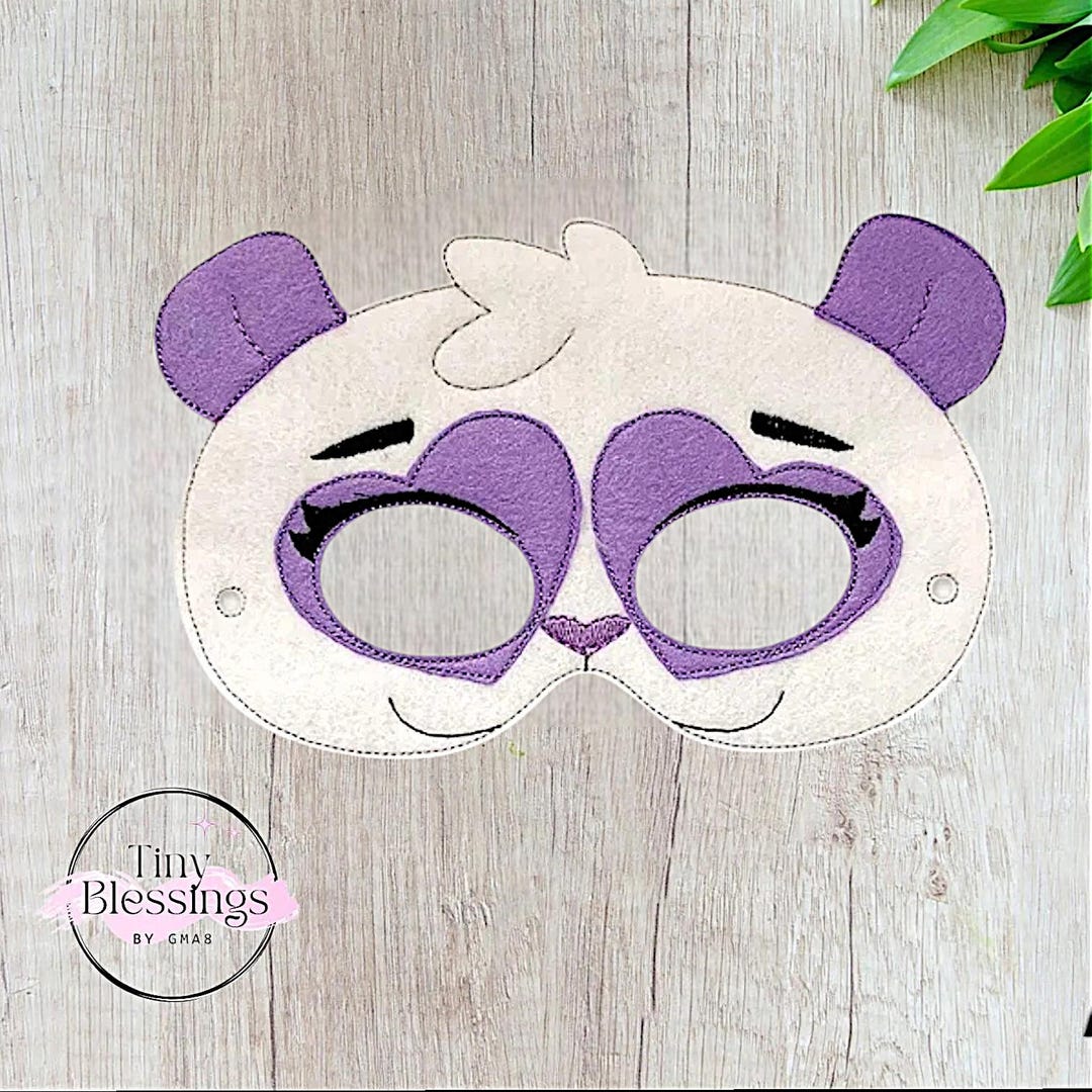 Adorable Panda Pretend Play Felt Mask - Etsy