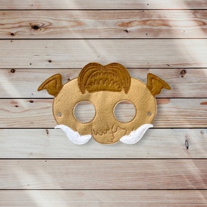 Animals of the Ice Age Pretend Play Felt Mask - Etsy