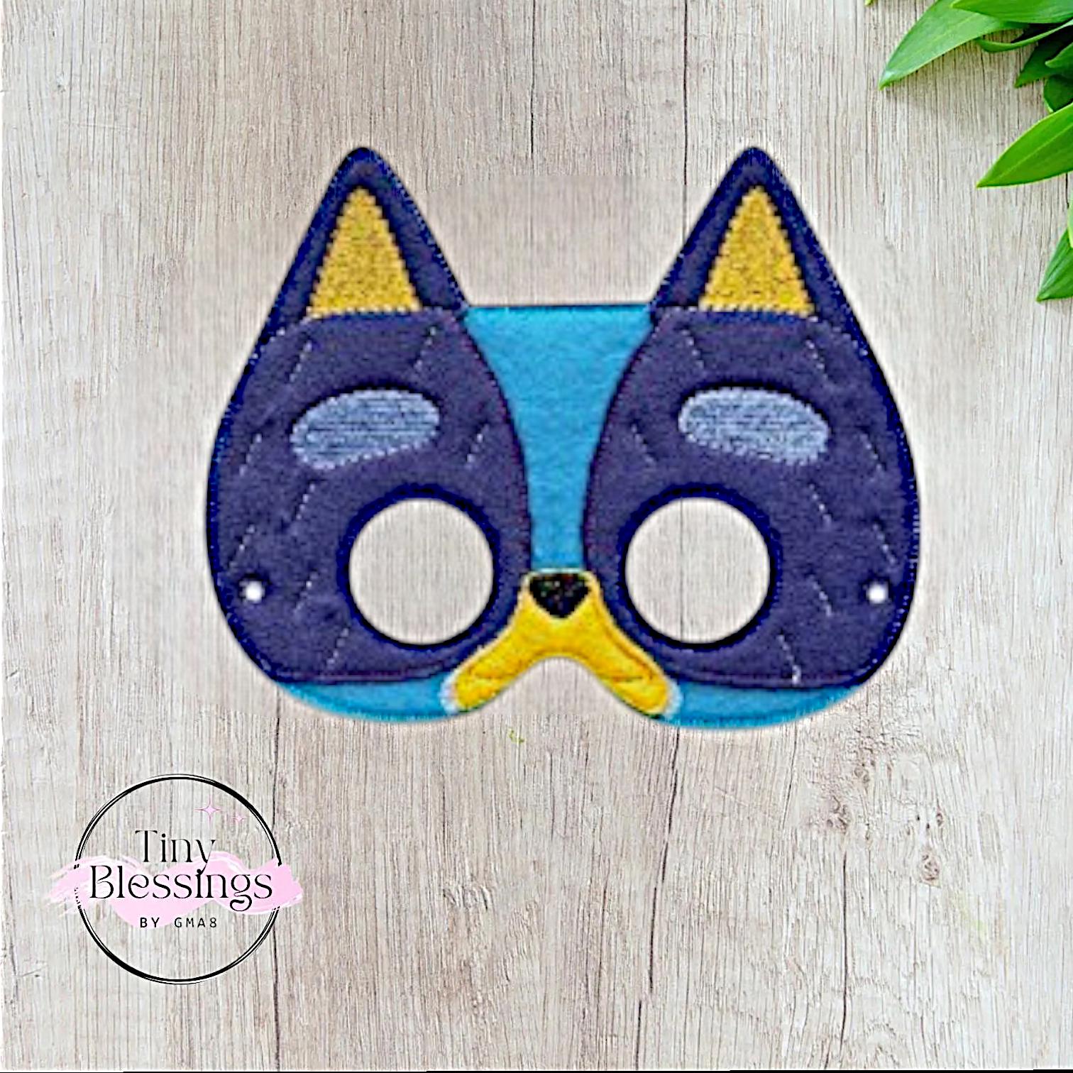 Bandit, Chili and Muffin Pretend Play Felt Masks - Etsy