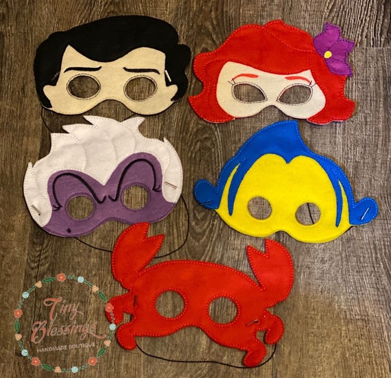 Under the Sea Pretend Play Felt Masks | Etsy