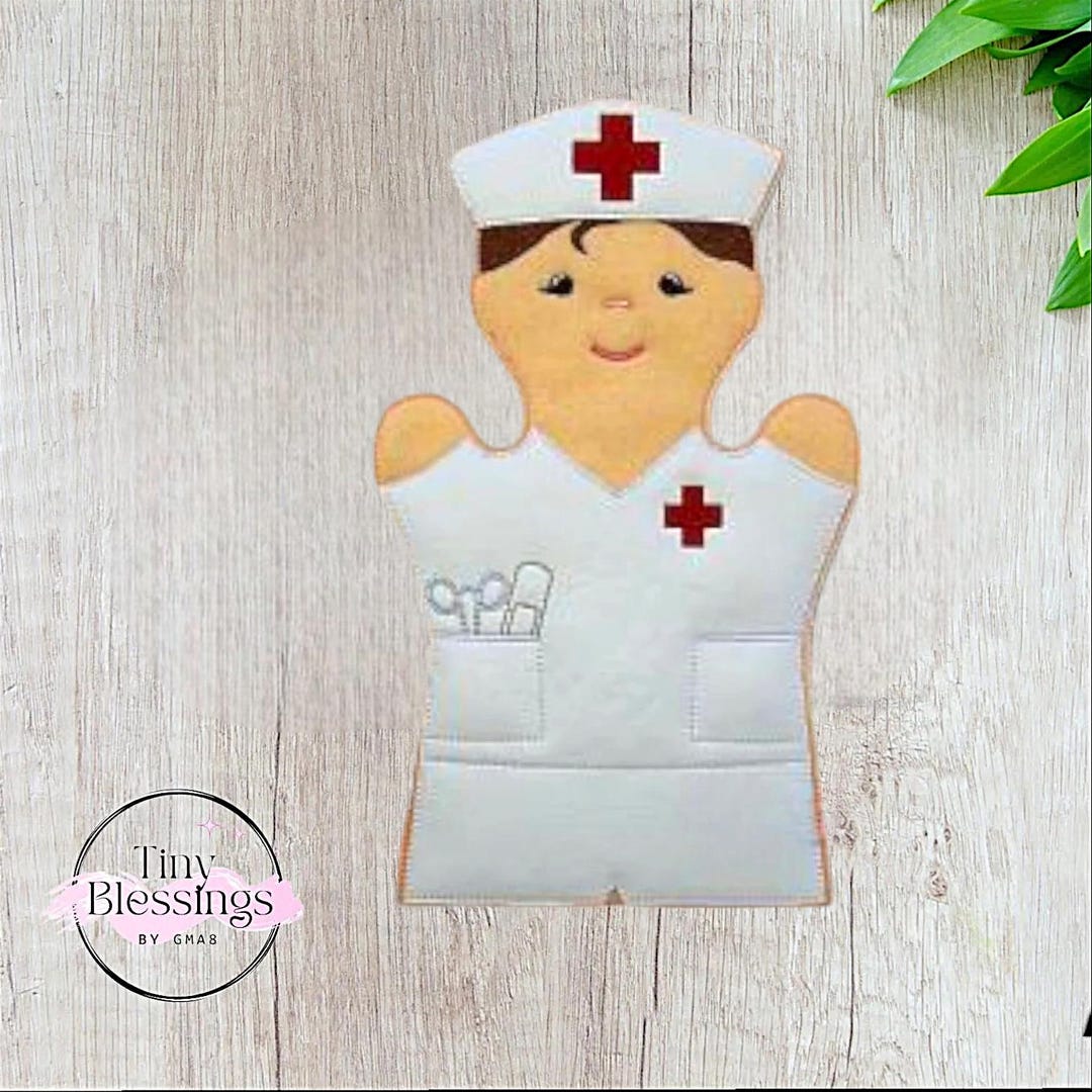 Nurse Hand Puppet - Etsy