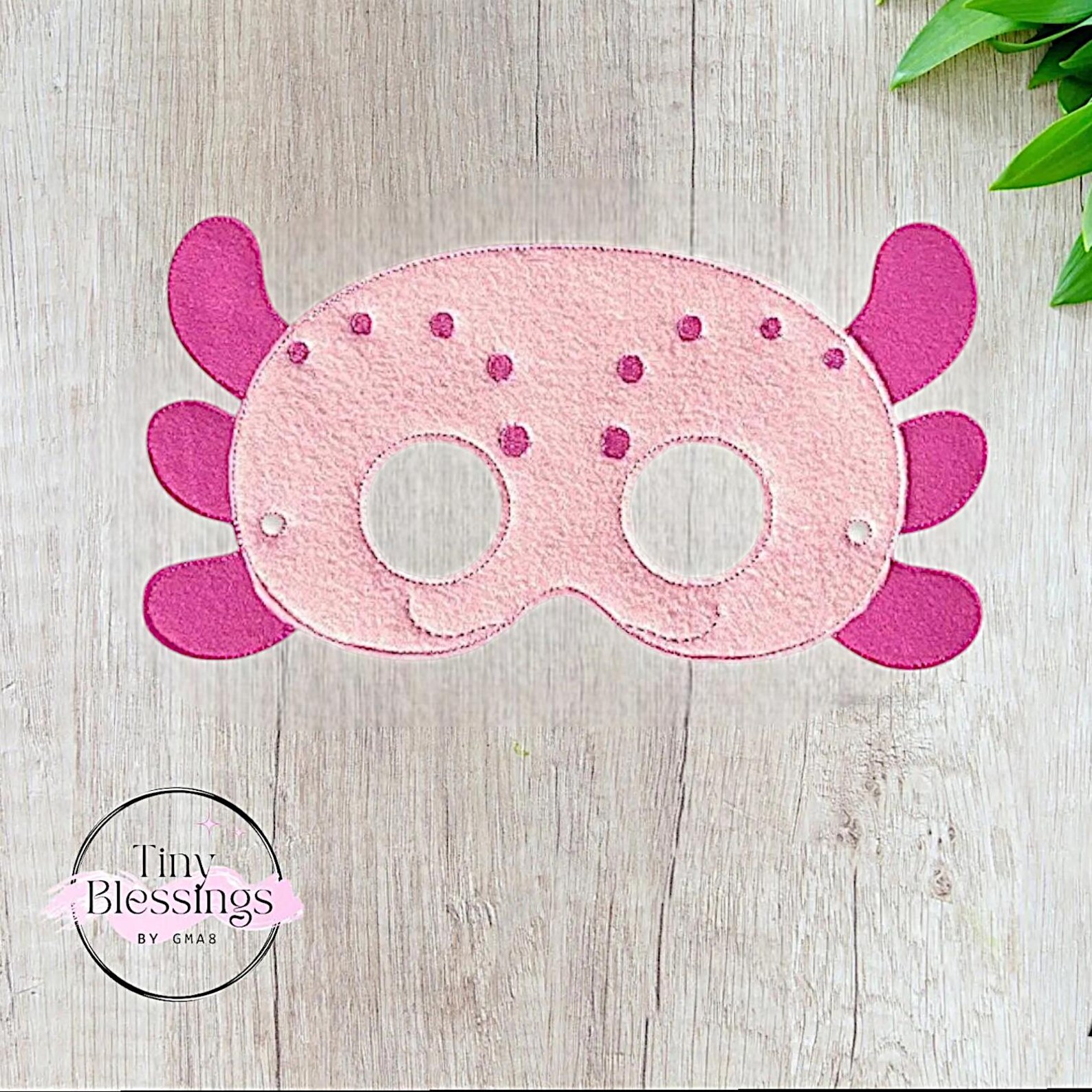 Axolotl Pretend Play Felt Mask - Etsy