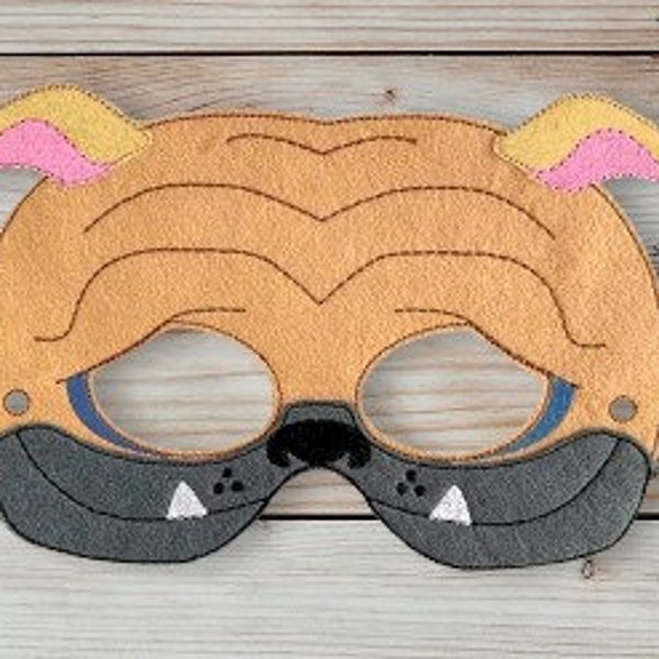 Bulldog Mask - Etsy