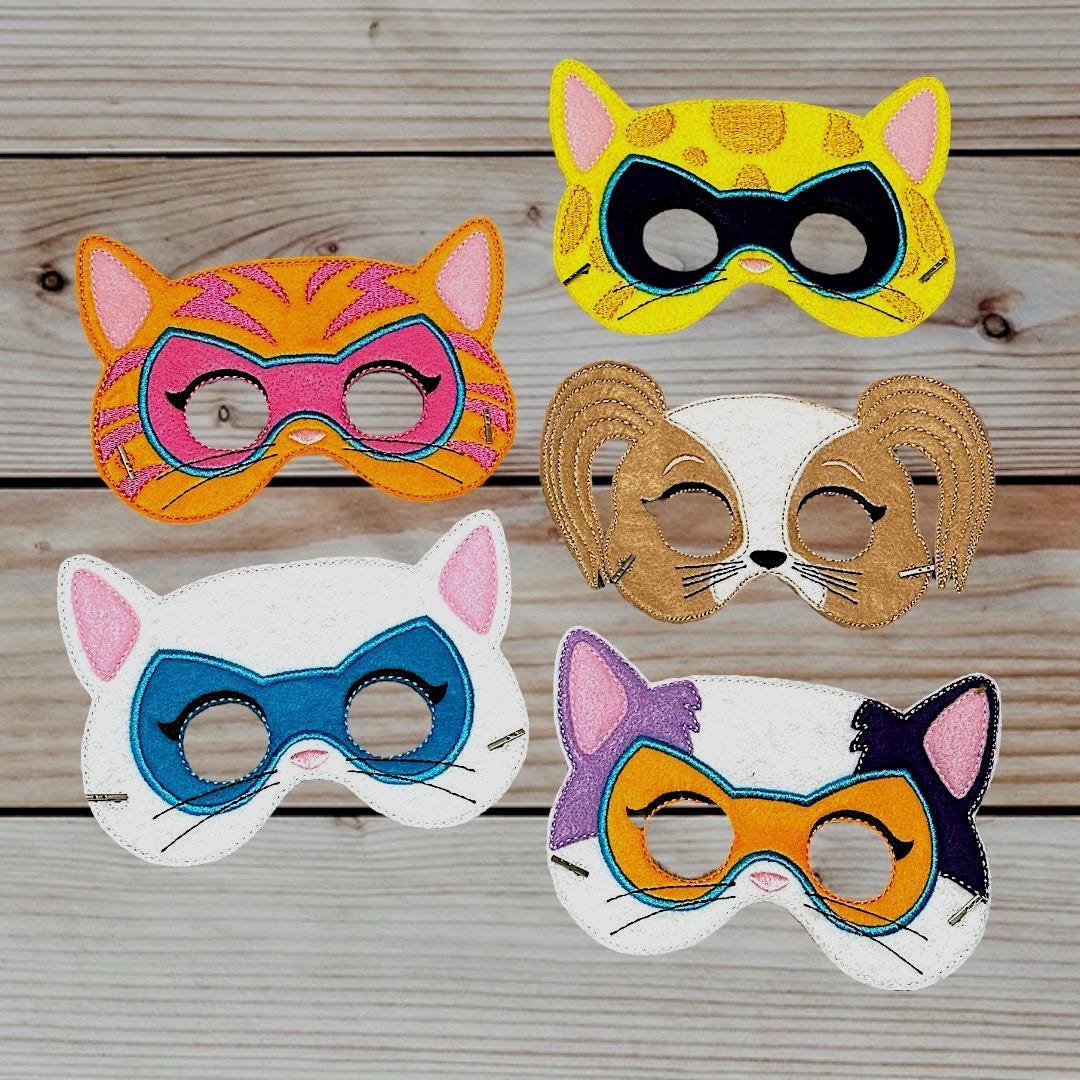Wonderful Kitty Pretend Play Masks - Etsy