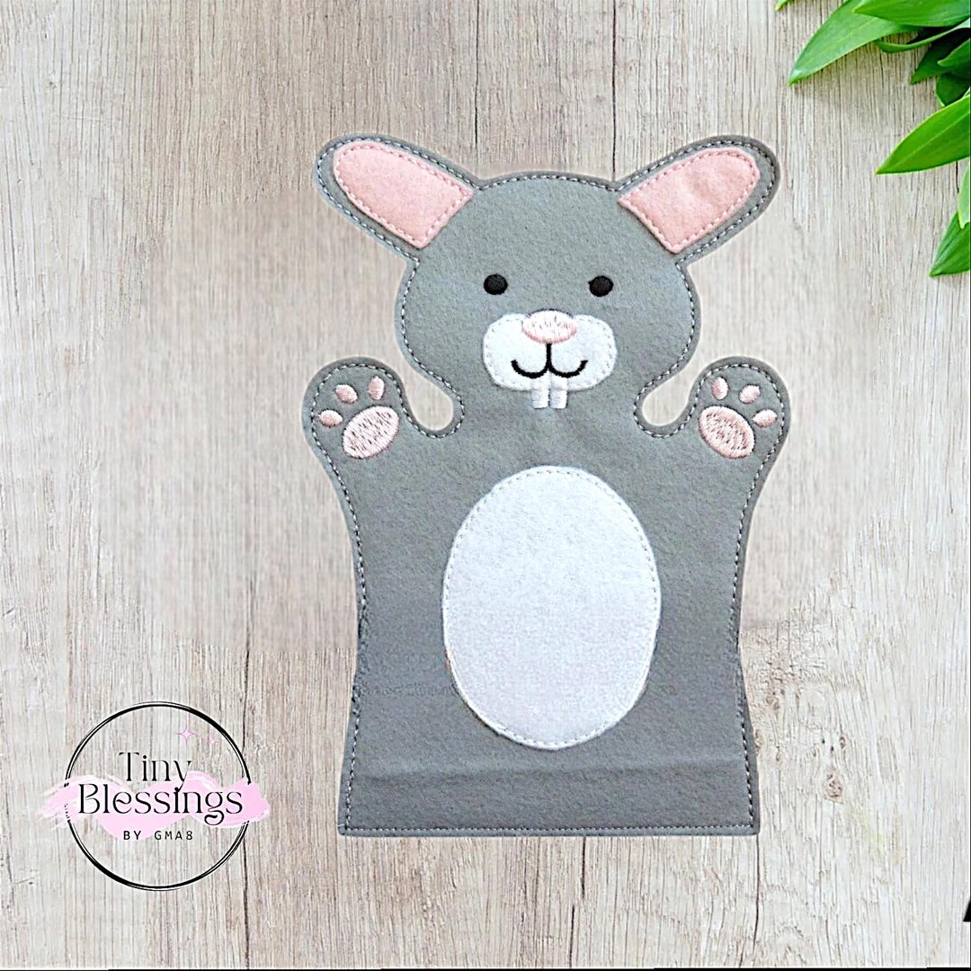 Bunny Hand Puppet - Etsy