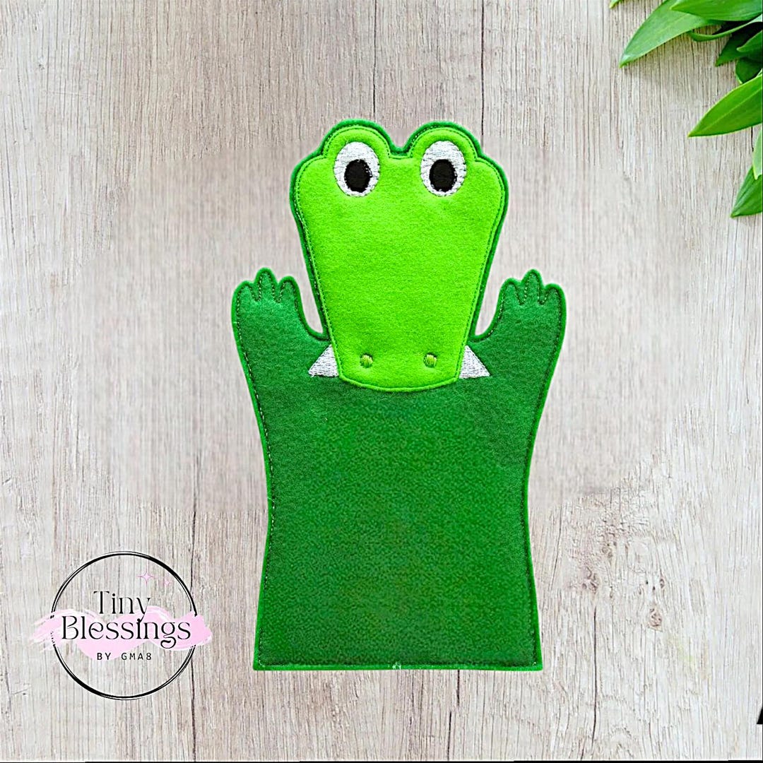 Alligator Hand Puppet - Etsy