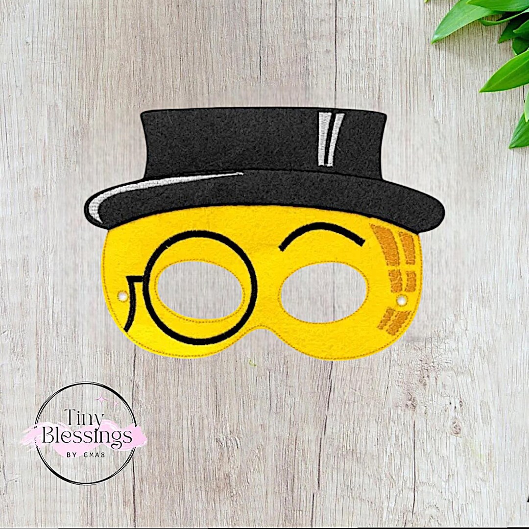 Peanut Master Pretend Play Felt Mask - Etsy