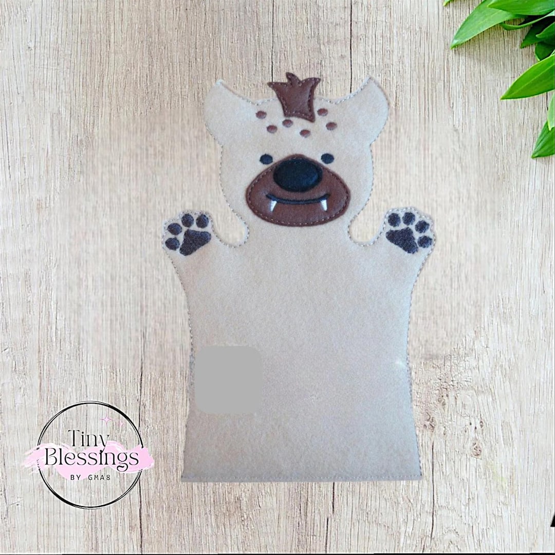 Hyena Hand Puppet - Etsy
