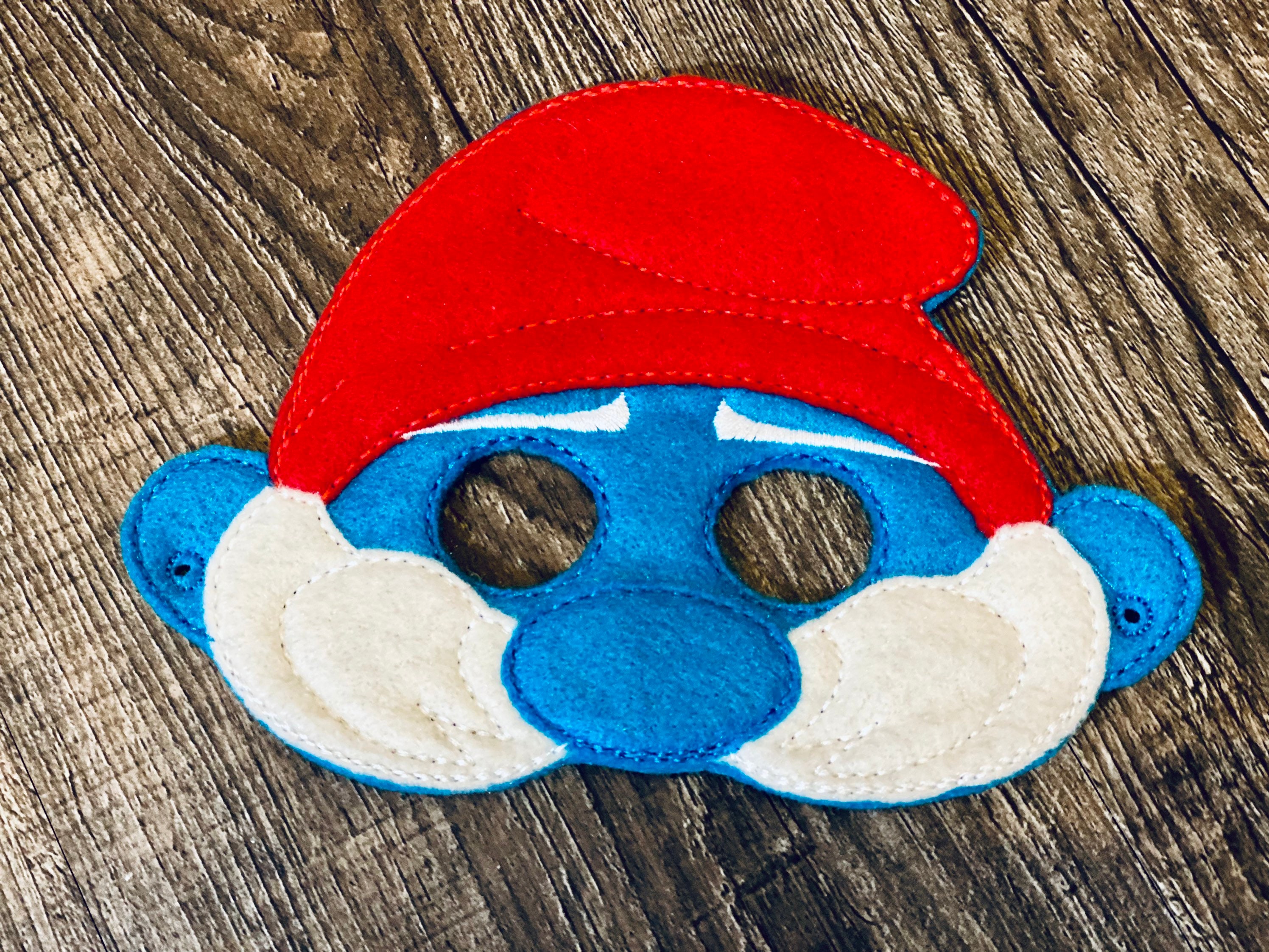 Smurf Family Pretend Play Felt Masks - Etsy Australia