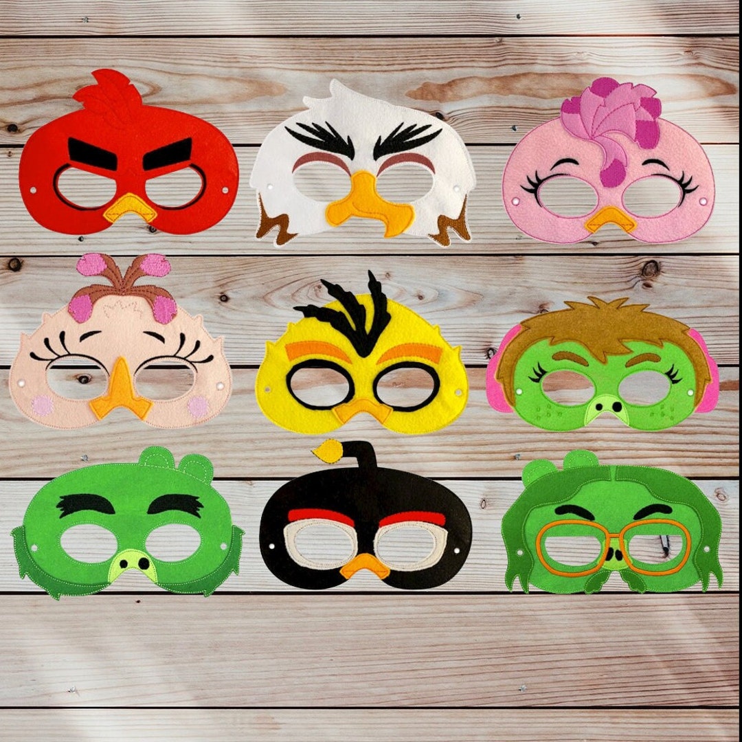 Bird Gang Pretend Play Felt Masks - Etsy