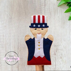 Uncle Sam Hand Puppet - Etsy